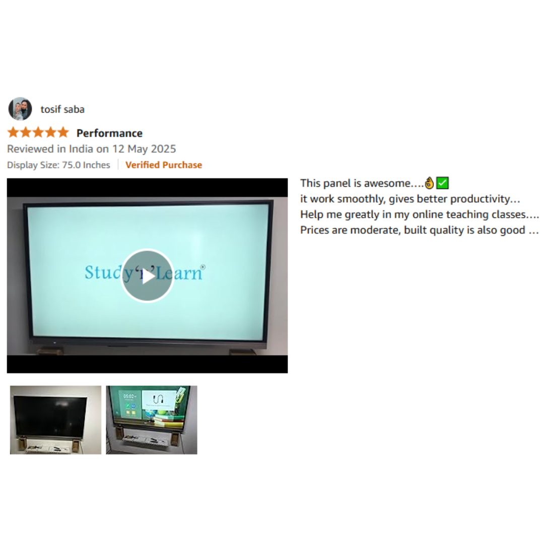 SNL Best Interactive Flat Panels – 55" to 86" Smart Classroom Displays